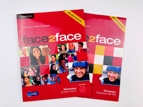 Face2face Elementary Комплект Students Book with DVD + Workbook (2nd Edition) - купить с ...