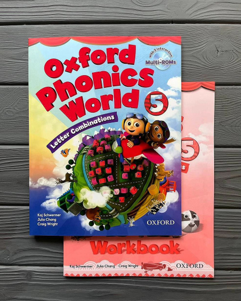 Oxford Phonics World Level 5. Полный комплект. Student Book + Workbook ...