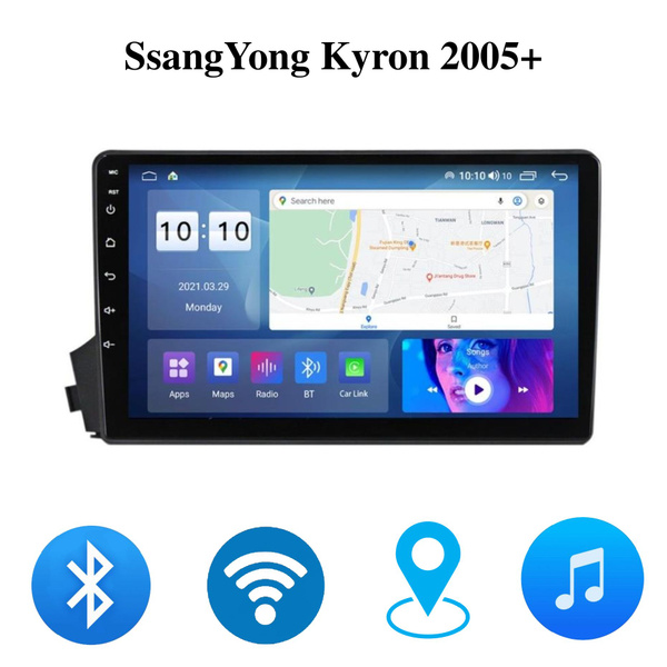 Штатная Android магнитола V1 для SsangYong Kyron 2005+, 2-32 Wi-Fi ...