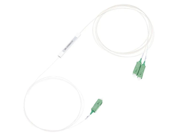 Сплиттер Оптический сплиттер PLC 1х2, SM, 0.9mm, 1.5M, миникорпус, SC ...