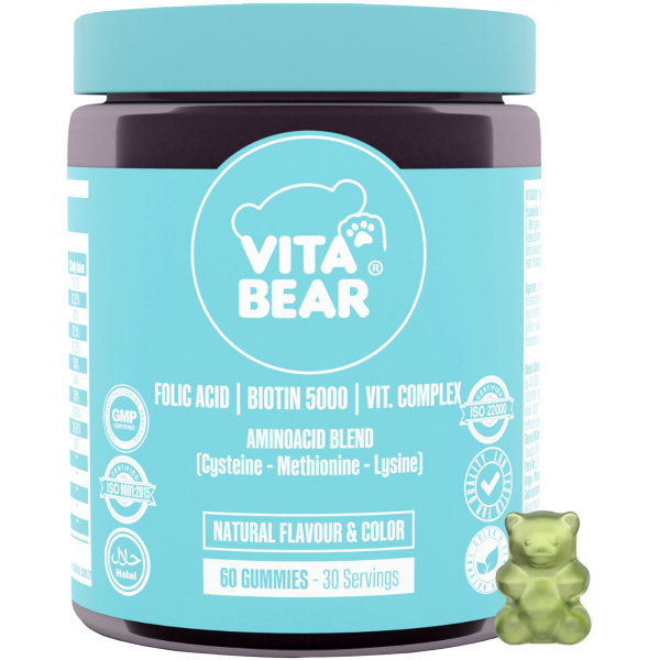 Vita Bear Витаминные мишки для волос с биотином и минералами Strong ...