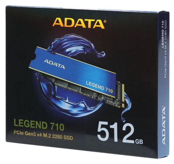 512 ГБ Внутренний SSD-диск ADATA Legend 710 512 GB (ALEG-710-512GCS ...
