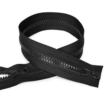 Молния MaxZipper трактор №5 2 замка усил.зв., 65см, цв.F322 черный уп.50шт - купить с доставкой ...