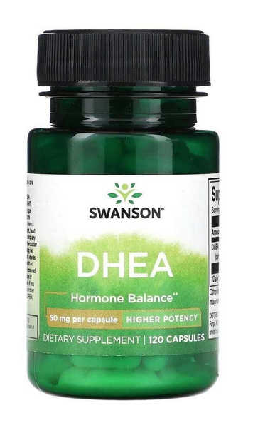 Swanson ДГЭА, DHEA, Hormone Balance, повышенная эффективность, 50 мг ...