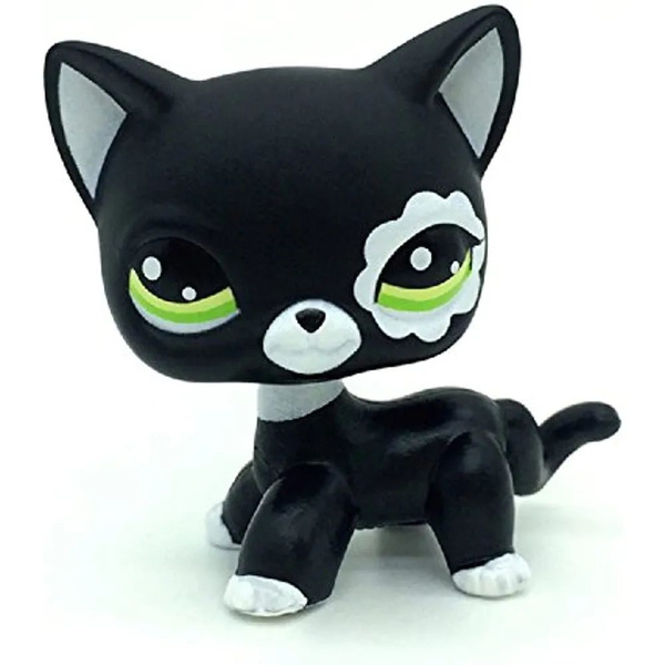 Игровой набор с куклой, Littlest Pet Shop #2249 Короткие волосы Black ...
