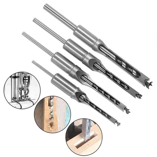 Сверло для квадратных отверстий, сверло-стамеска, 6.4-8-9.5-12.7 мм ...