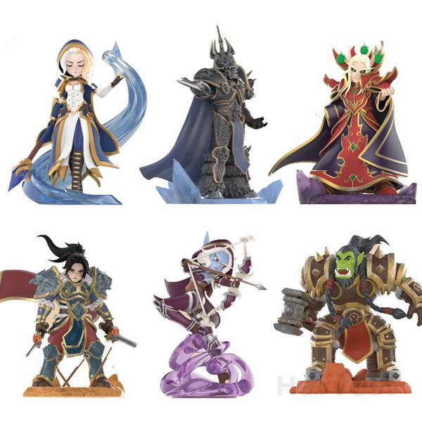 POPMART World of Warcraft Классическая серия персонажей ,blind Box ...