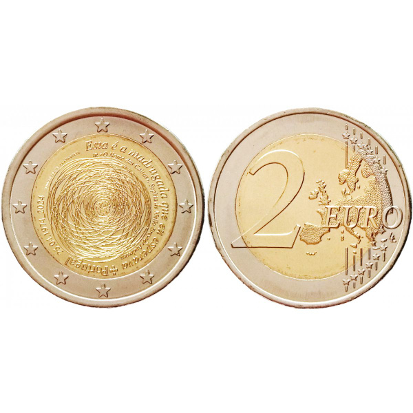 Португалия 2 евро 2024 год UNC UC# 118 50 лет со дня революции 25 апреля 1974 года - купить в ...