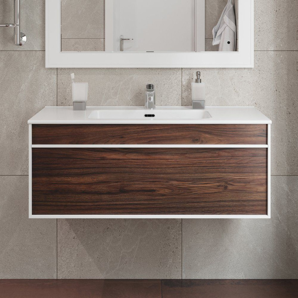 Тумба с раковиной STWORKI Вестервик 100 орех каньон купить на OZON по низкой цене (1544866077)