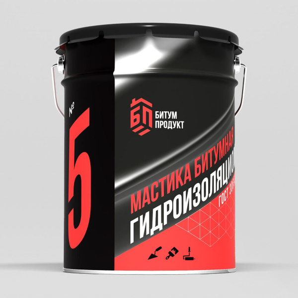 Мастика гидроизоляционная БИТУМ ПРОДУКТ 20 кг - купить по низким ценам ...