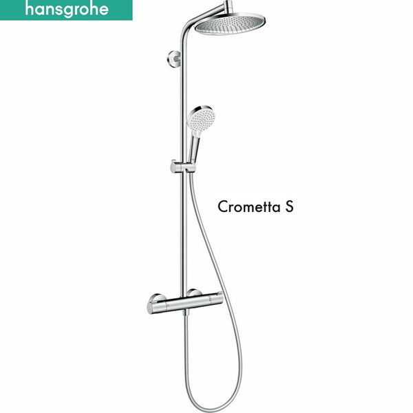 Душевая система Hansgrohe Crometta S 240 с термостатом, хром 27267000 ...