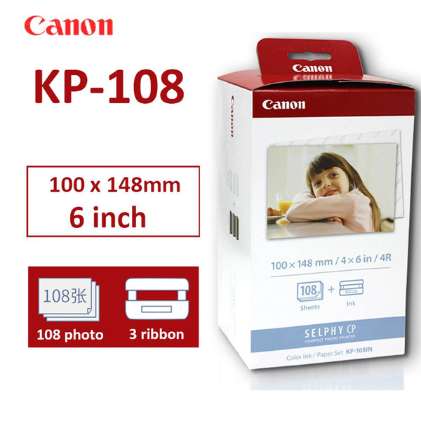 Canon KP-108IN / KP-108 Картридж + фотобумага для Canon SELPHY Photo ...