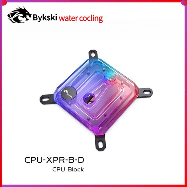 bykski CPU Водяной Кулер для INTEL LGA 115X 1700 1800 AMD AM4 AM5 Ryzen 3/5/7/9, CPU-XPR-B-I-D ...