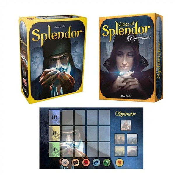 Asmodee Настольная игра Роскошь Splendor дополнение Города - купить с доставкой по выгодным ...
