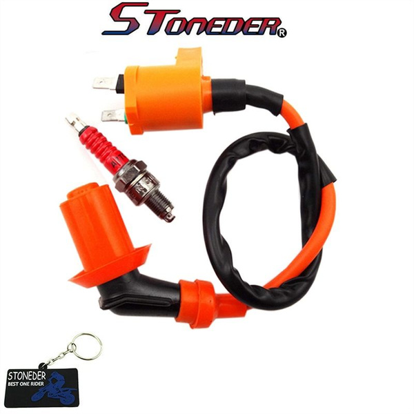 Катушка зажигания C Свеча зажигания STONEDER для GY6 50cc 125cc 150cc ...