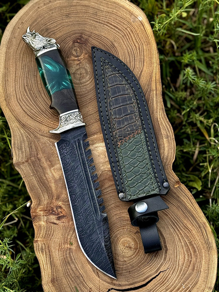 Нож носорог / Ножи России / Подарок мужчине охотнику / Охотничий нож с ...