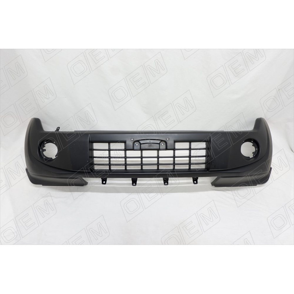 Бампер передний для Мицубиси Паджеро 4 2011-2014 с отверстиями под ...