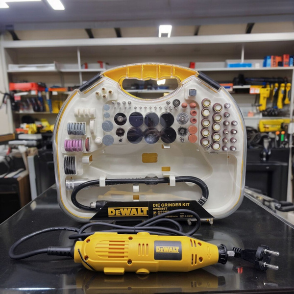 Граверная машинка DeWalt EG-160N (набор) + 210 насадок/гибкий вал ...