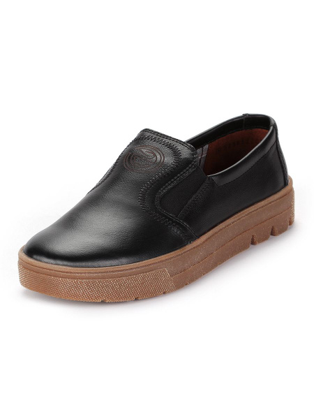 Полуботинки Мужской, Мальчики Elegami черный матовый, размер 41 На любой сезон 4 Без застёжки ...