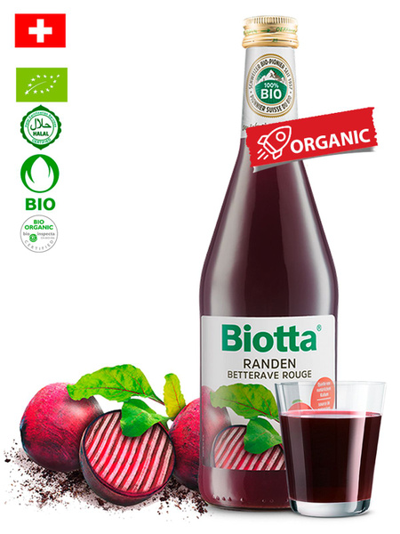 Сок свекольный натуральный прямого отжима Biotta Randen BIO 100% ...