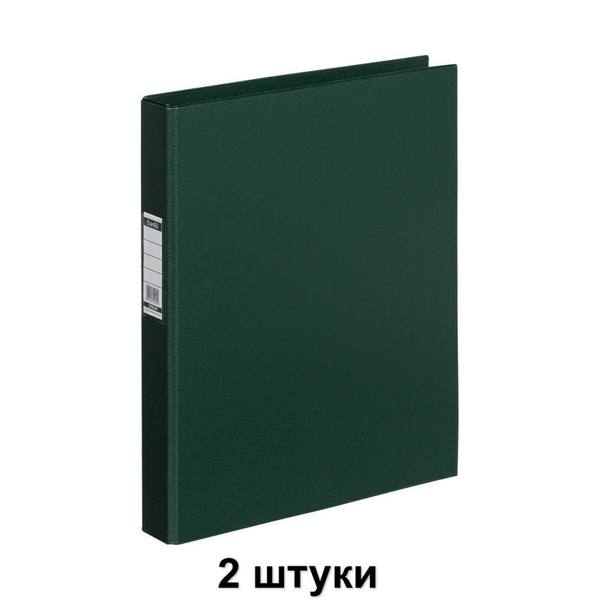 Bantex Папка на 2-х кольцах Темно-зеленая, 35 мм , 2 шт - купить с ...