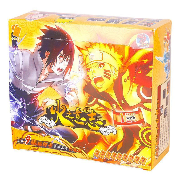 Коллекционные карточки Naruto бокс (30паков - 180 карт) - купить с ...