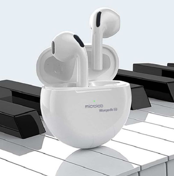 Наушники Вкладыши Microlab Wisepods10 - купить по доступным ценам в интернет-магазине OZON ...