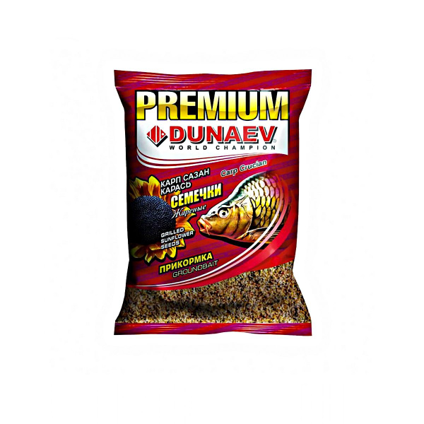 Прикормка "Dunaev Premium" 1кг Карп-Сазан Жареная семечка - купить с ...