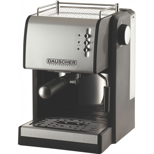 Dauscher Кофеварка рожковая Кофемашина DAUSCHER DCM-1666, серебристый ...