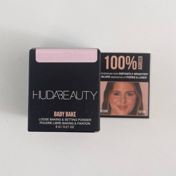 HUDA BEAUTY baby bake powder пудра оттенок Cherry blossom cake 6g ...