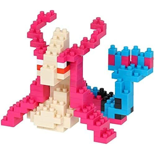 Набор зажимных блоков Nanoblock Pok mon Milotic NBPM-097, 200 предметов, уровень навыка 2 ...
