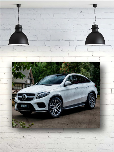 Картина на дереве OSB "Mercedes-Benz GLE Coupe" купить c доставкой на ...