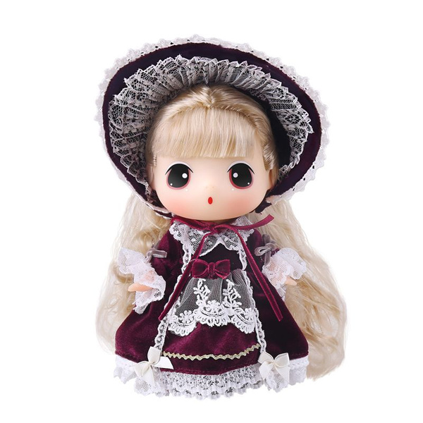 Интерьерная кукла в винтажном платье и шляпе из серии Ретро DDUNG, 18 см - купить с доставкой по ...