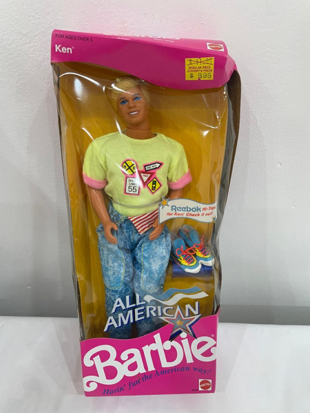 Кукла Барби винтаж Кен 1990 All American KEN Reebok - купить с ...