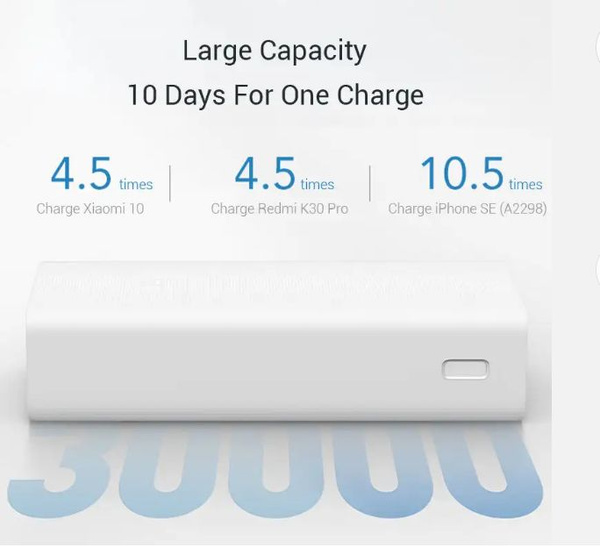 Внешний аккумулятор (Power Bank) Power Bank , 30000 mAh, 30000 мАч ...
