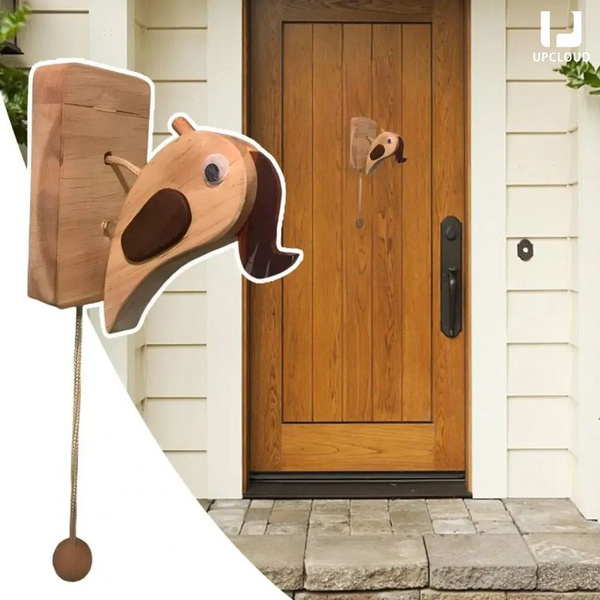 Дверной молоток для дятла/Деревянный ретро-дверной звонок/подарок ...