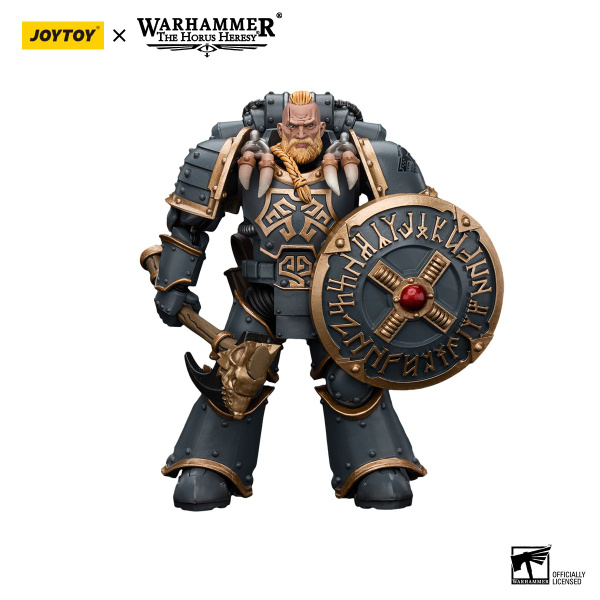 Подвижная фигурка JOYTOY Warhammer 30K Space Wolves Grey Slayer Pack ...