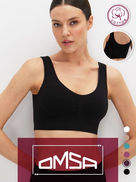 Кроп-топ Omsa купить на OZON по низкой цене (1651706908)
