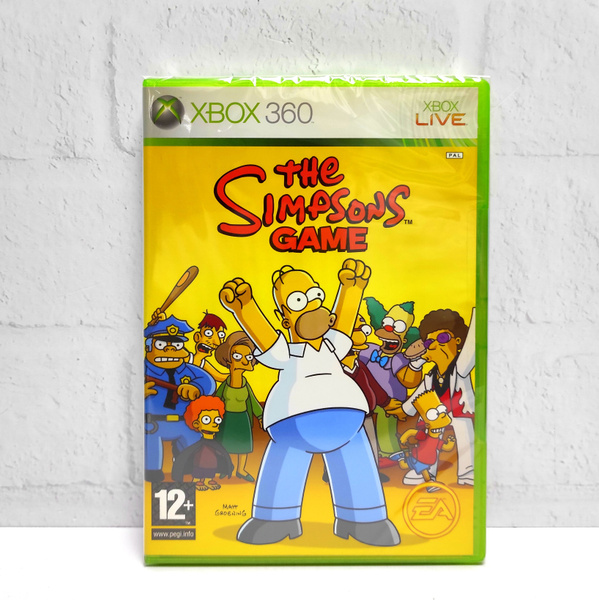 Игра The Simpsons Game Симпсоны на диске Xbox 360 (XBox 360, Английская ...
