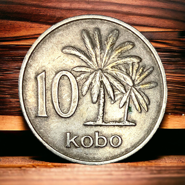 Монета Нигерия 10 кобо 1973 года. Пальмы - купить в интернет-магазине OZON с быстрой доставкой ...