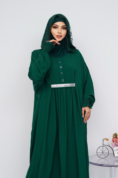 Платье Женский Dameli dux изумрудный прямое Повседневный Длинный ...