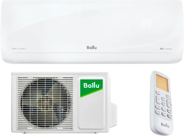 Кондиционер Ballu Discovery DC inverter BSVI-09HN8 для нагрева, с ...