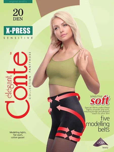 Колготки Conte, 20 ден, 1 шт - купить с доставкой по выгодным ценам в интернет-магазине OZON ...