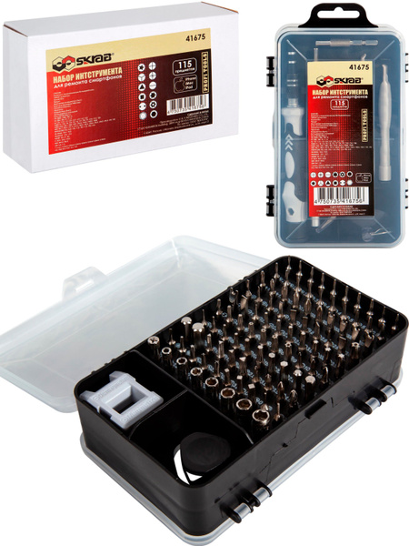 Набор инструмента для ремонта смартфонов Skrab 41675 / 115 предметов ...
