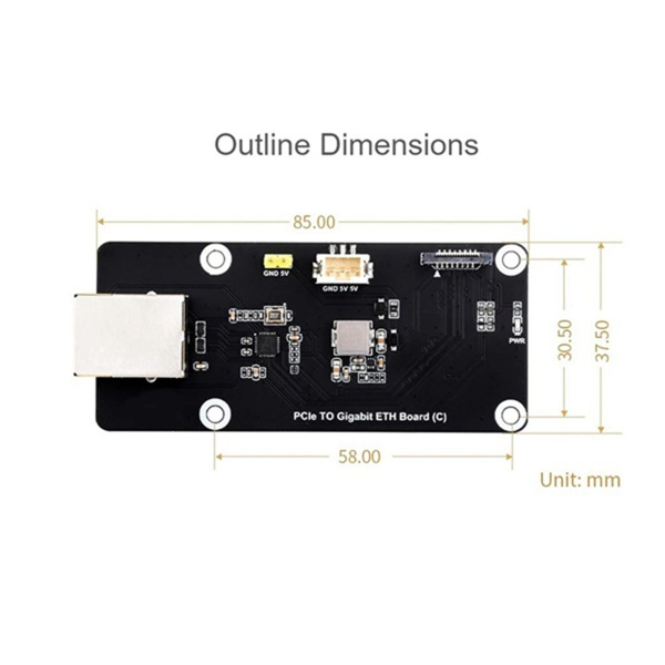 Платы Адаптера Для Raspberry Pi 5 Pcie Gigabit Eth купить на Ozon по низкой цене 1721375768