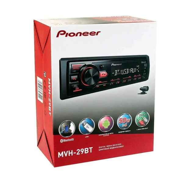 Автомагнитола Pioneer MVH-29BT - купить с доставкой по выгодным ценам в ...