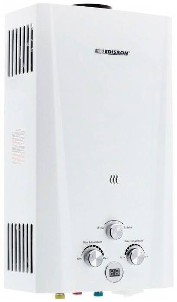 Газовая колонка Edisson E 20 D - купить с доставкой по выгодным ценам в интернет-магазине OZON ...