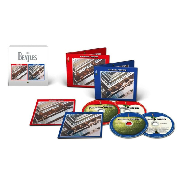 CD Музыка CD The Beatles - 1962-1966 / 1967-1970 Бокс-сет, Compilation, Limited Edition 4 x CD ...
