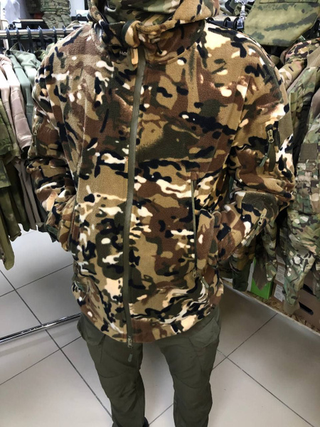 Термокофта Мужской ESDY, размер 54, 56 Демисезон Альпинизм, Армейский рукопашный бой Флис светло ...