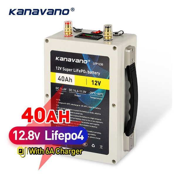 Kanavano Аккумуляторная батарейка, 12 В, 40000 мАч, 1 шт - купить с ...